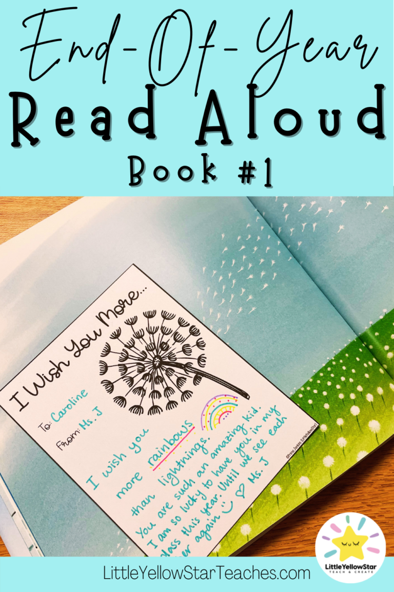 End of Year Read Aloud Book and Activities with I Wish You More by Amy ...