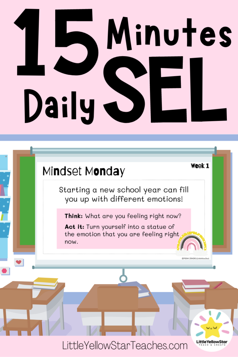 15 Minutes Daily Social And Emotional Learning Activities For The ...