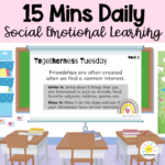 15 Minutes Daily Social And Emotional Learning Activities For The ...