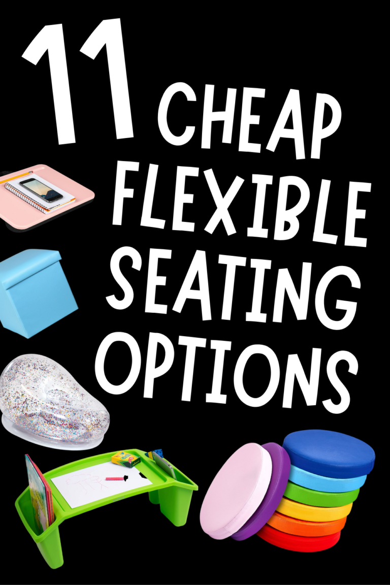 11 Cheap Flexible Seating Options For Flexible Seating On a Budget ...