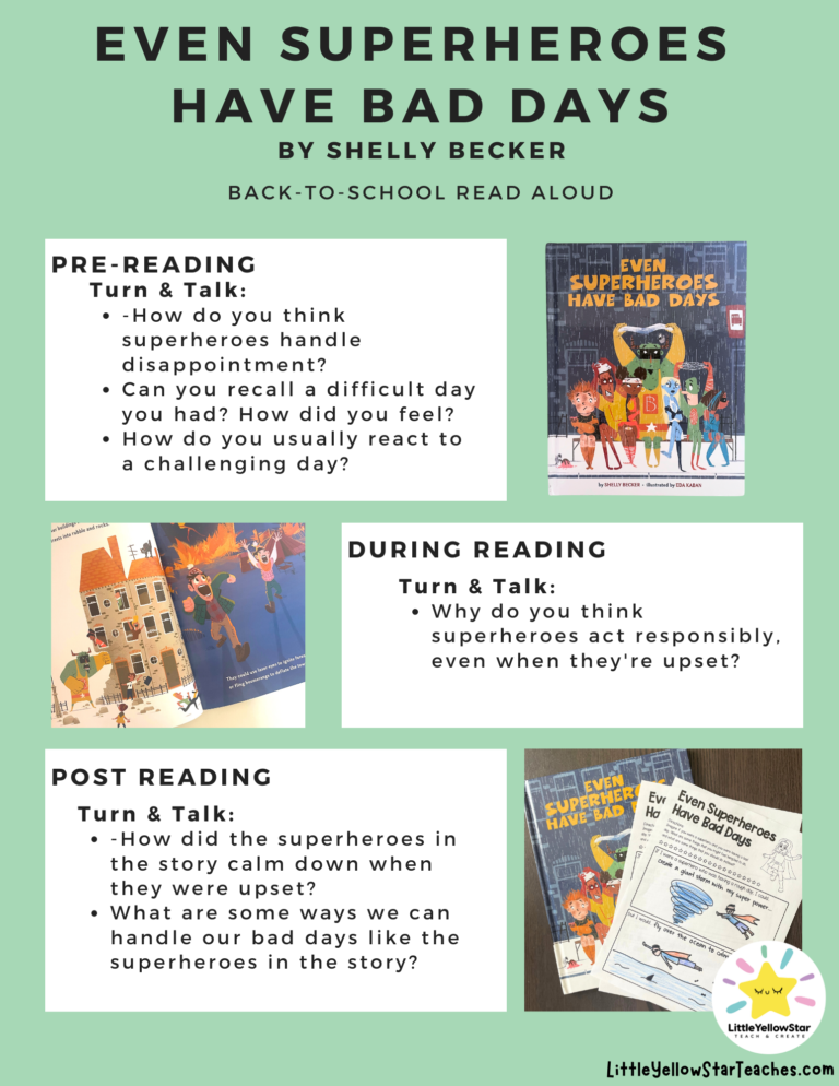 Back To School Read Alouds - Book 3: Even Superheroes Have Bad Days ...