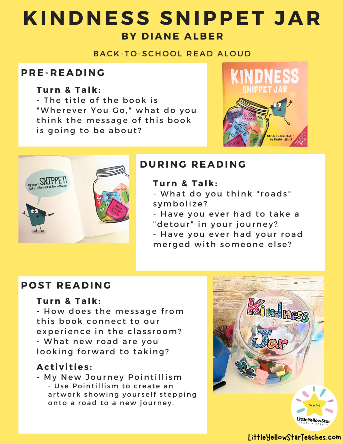 Back To School Read Alouds - Book 2: Kindness Snippet Jar ...