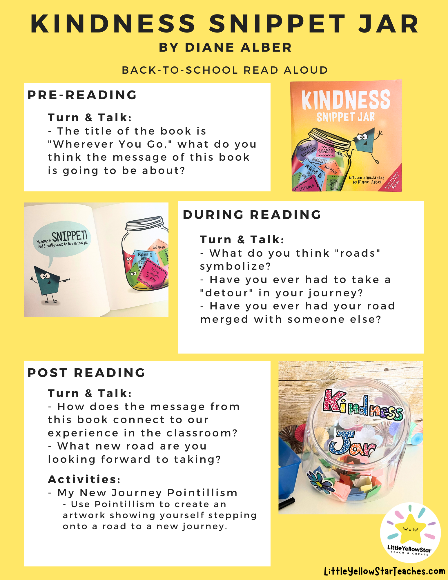 Back To School Read Alouds - Book 2: Kindness Snippet Jar ...