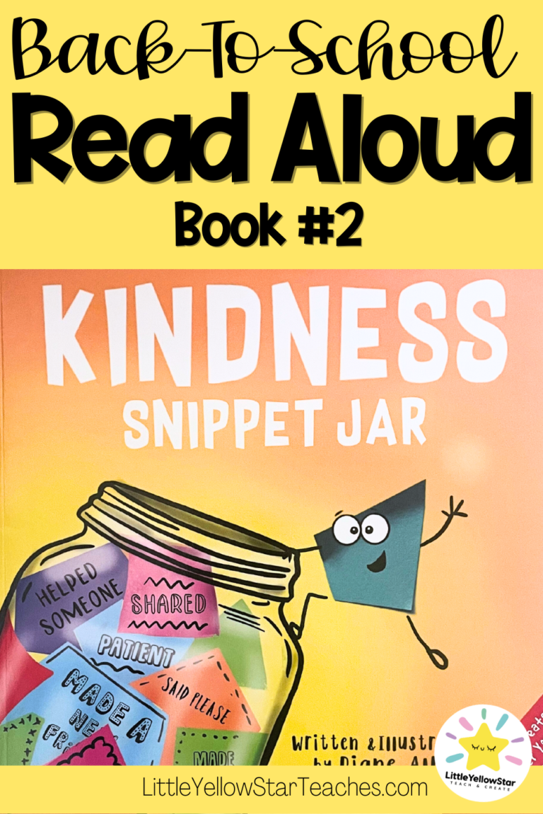 Back To School Read Alouds - Book 2: Kindness Snippet Jar ...