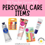 DIY Back To School Teacher Gifts: Teacher Survival Kit - LittleYellowStar