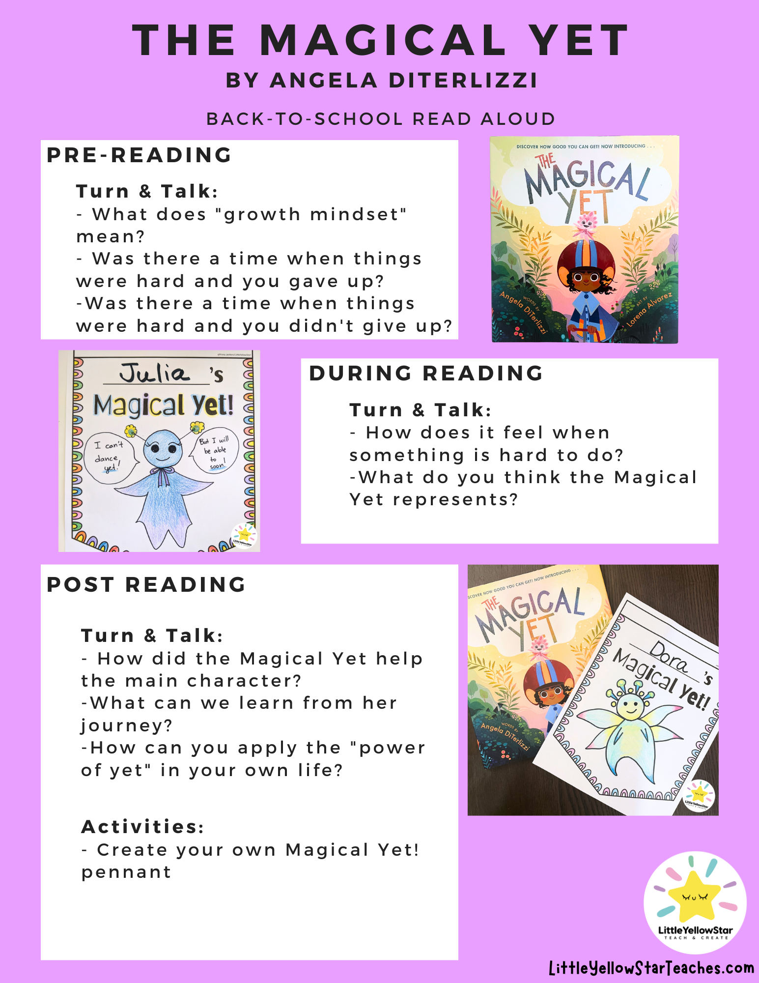 Back To School Read Alouds - Book 5: The Magical Yet! - LittleYellowStar