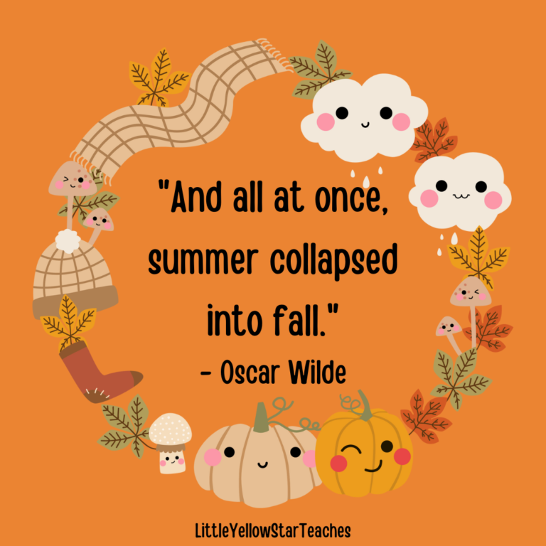 11 Fall Quotes For Kids - LittleYellowStar
