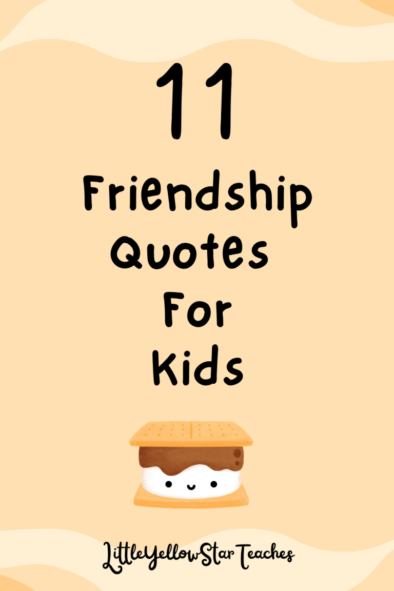 11 Friendship Quotes For Kids - LittleYellowStar