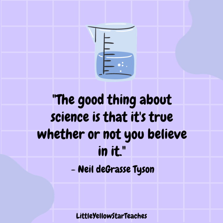 11 Science Quotes For Kids - LittleYellowStar
