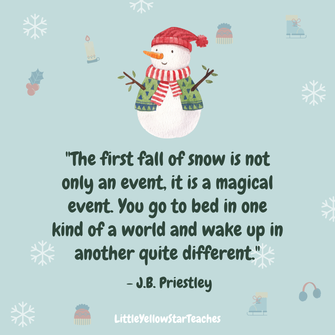 11 Winter Quotes For Kids - LittleYellowStar