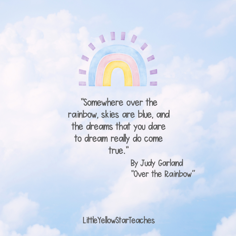 11 Rainbow Quotes For Kids - LittleYellowStar