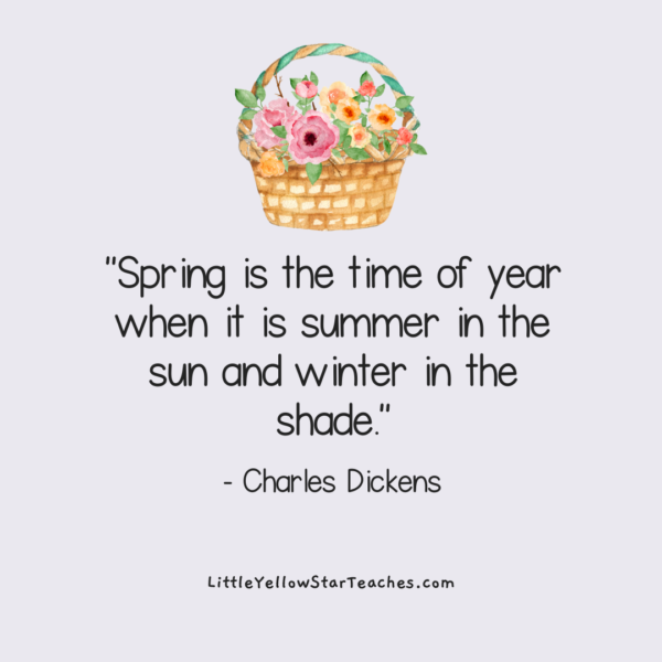 11 Spring Quotes For Kids - LittleYellowStar
