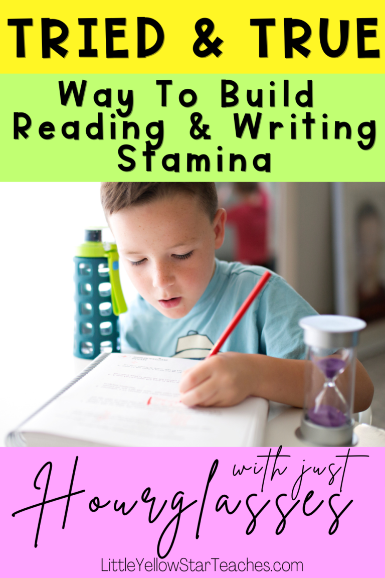 Step-By-Step Guide To Building Reading and Writing Stamina in ...