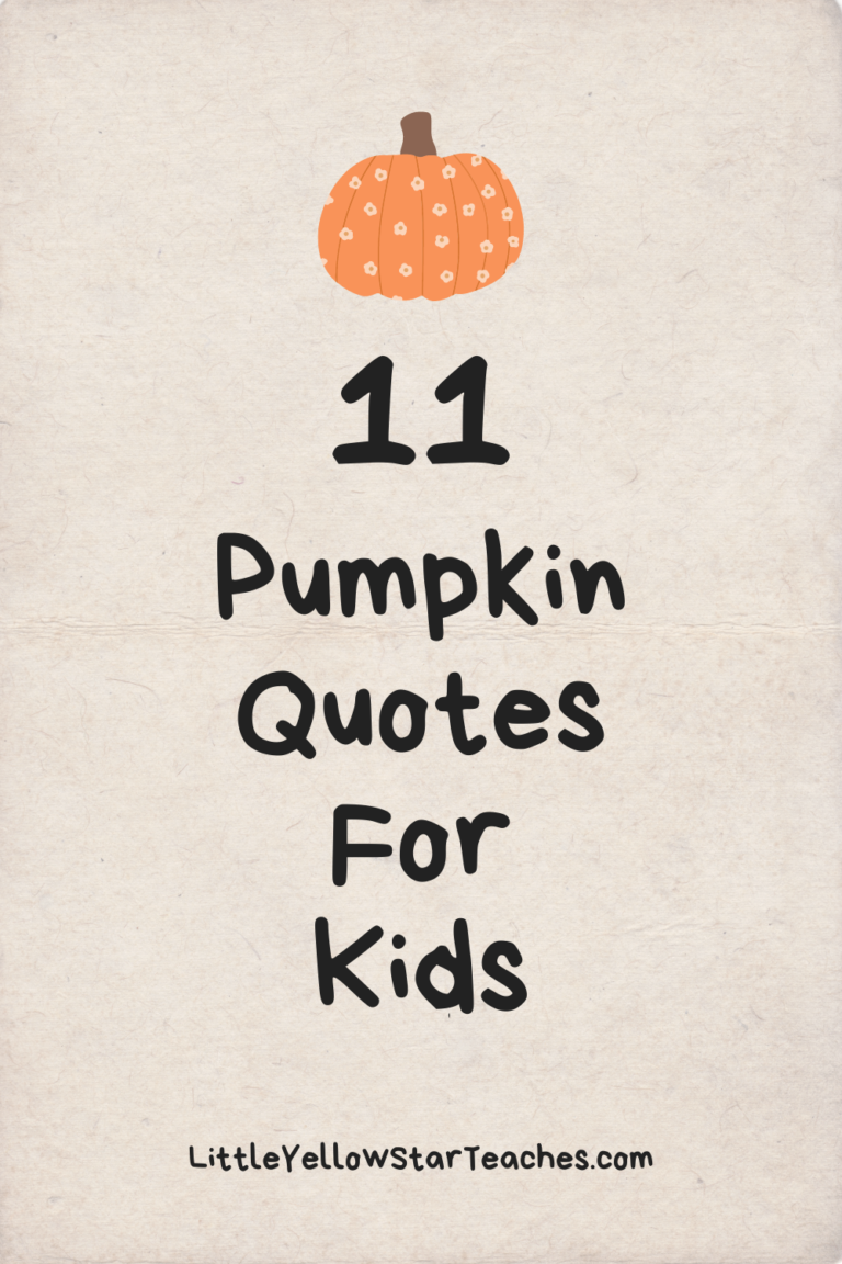 11 Pumpkin Quotes For Kids - LittleYellowStar