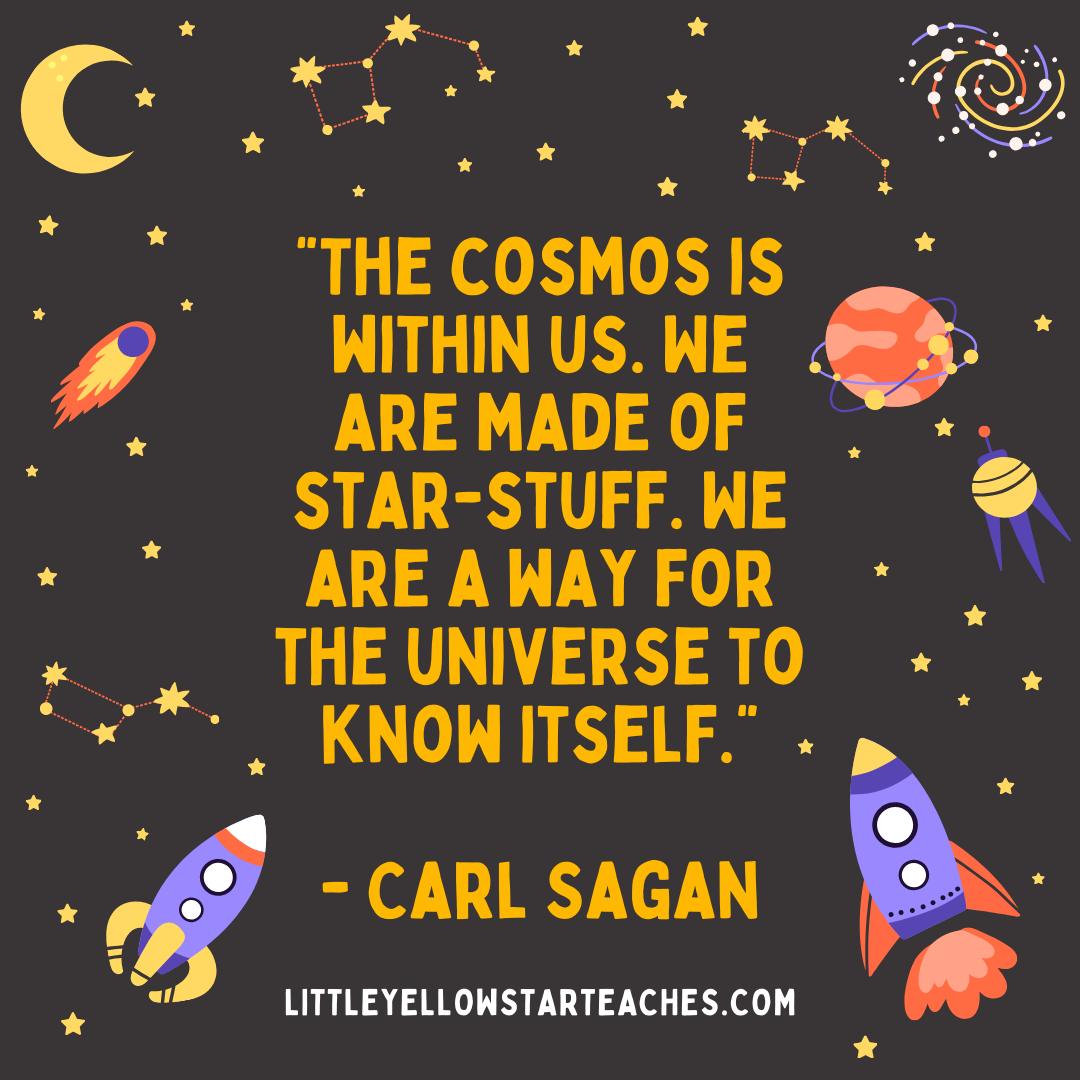 11 Space Quotes For Kids - LittleYellowStar