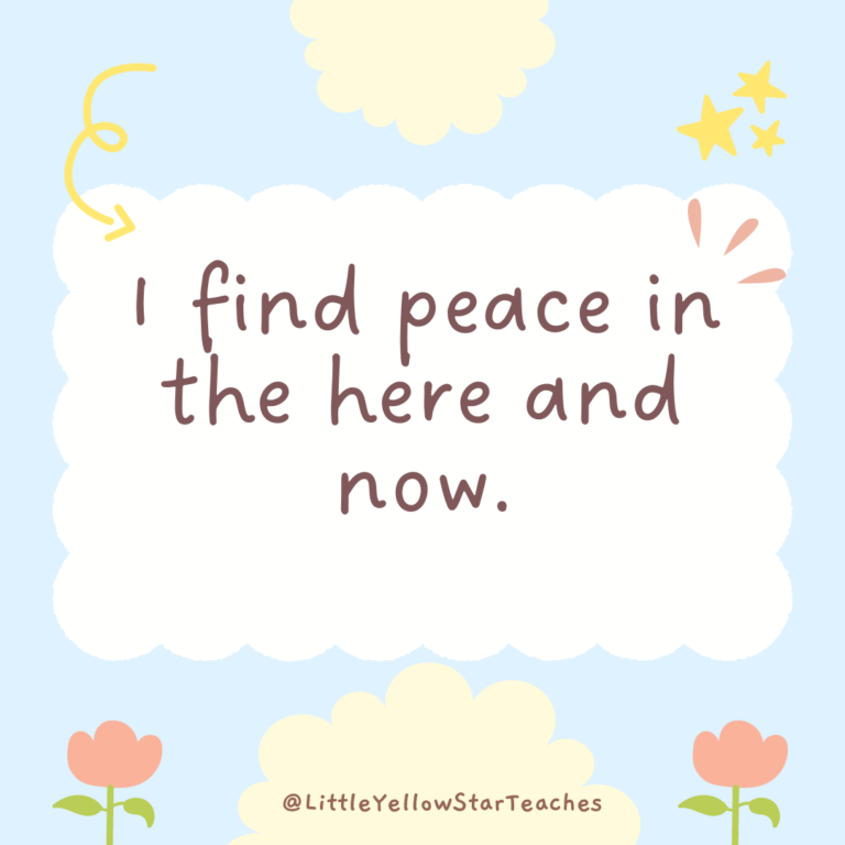 30 Mindfulness Affirmations for Kids: Cultivating Calm and Focus ...
