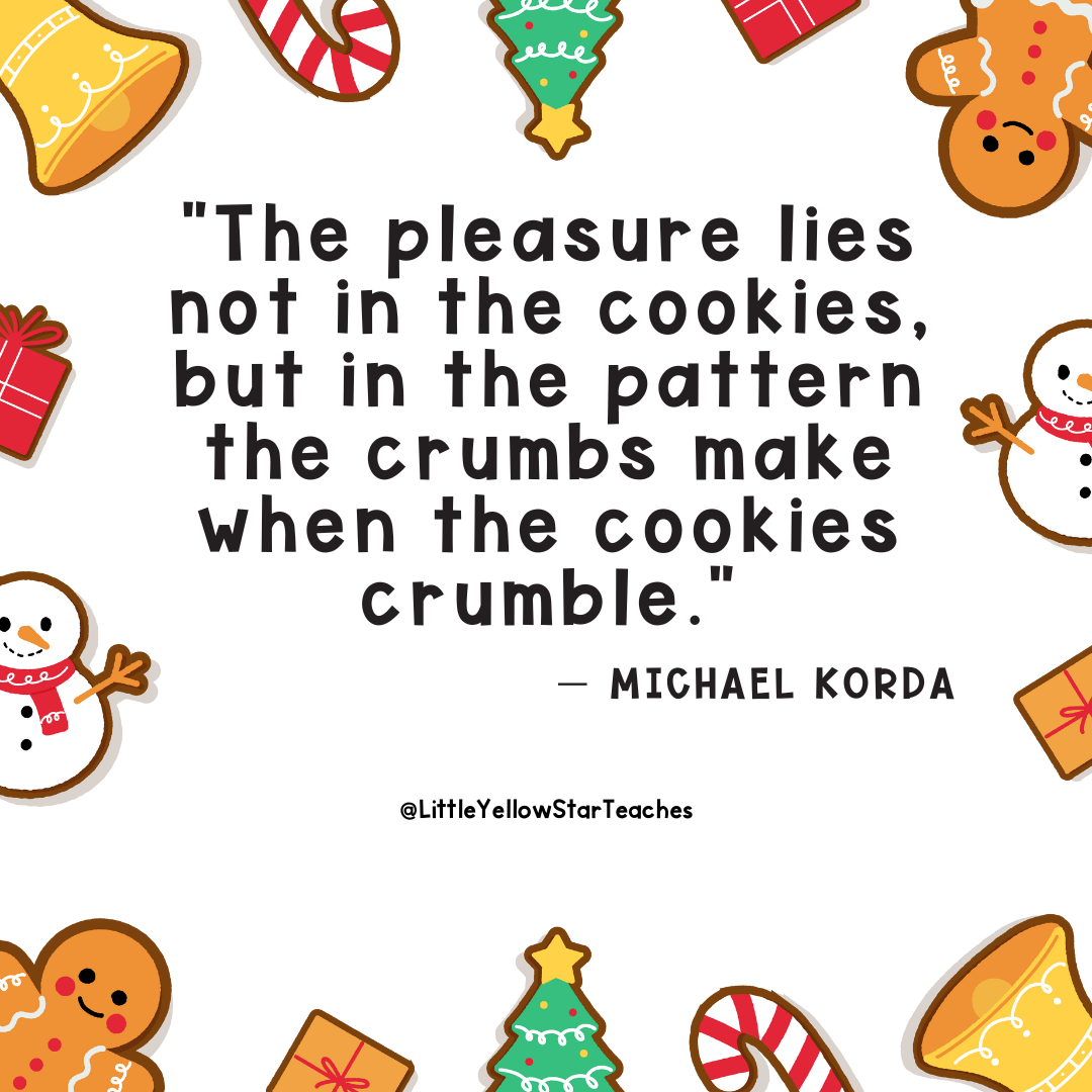 11 Christmas Cookie Quotes For Kids - LittleYellowStar