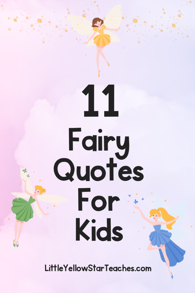 11 Fairy Quotes For Kids - LittleYellowStar
