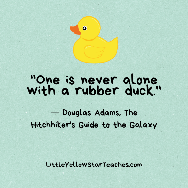 11 Rubber Duck Quotes For Kids - LittleYellowStar