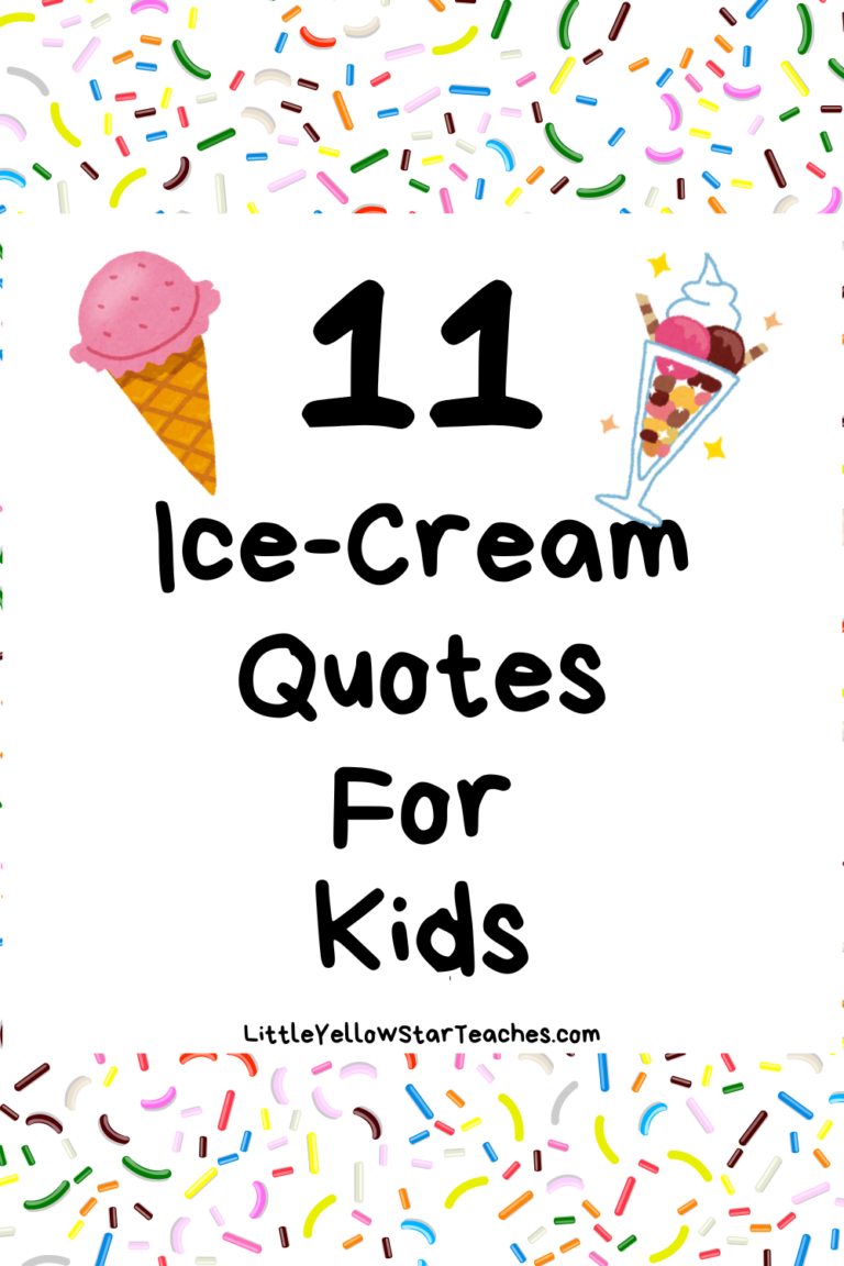 11 Ice-Cream Quotes for Kids - LittleYellowStar