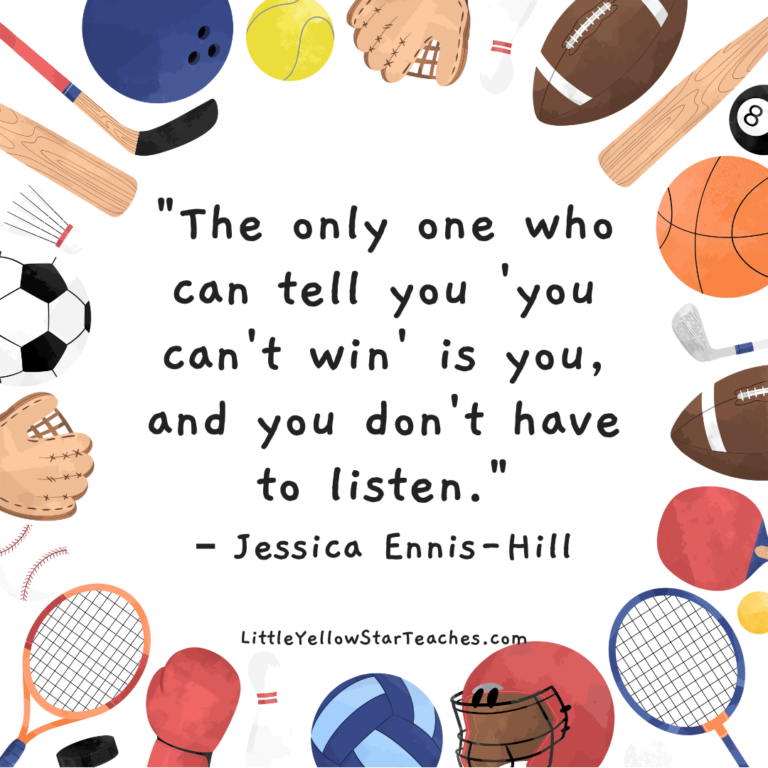 11 Sports Quotes for Kids - LittleYellowStar