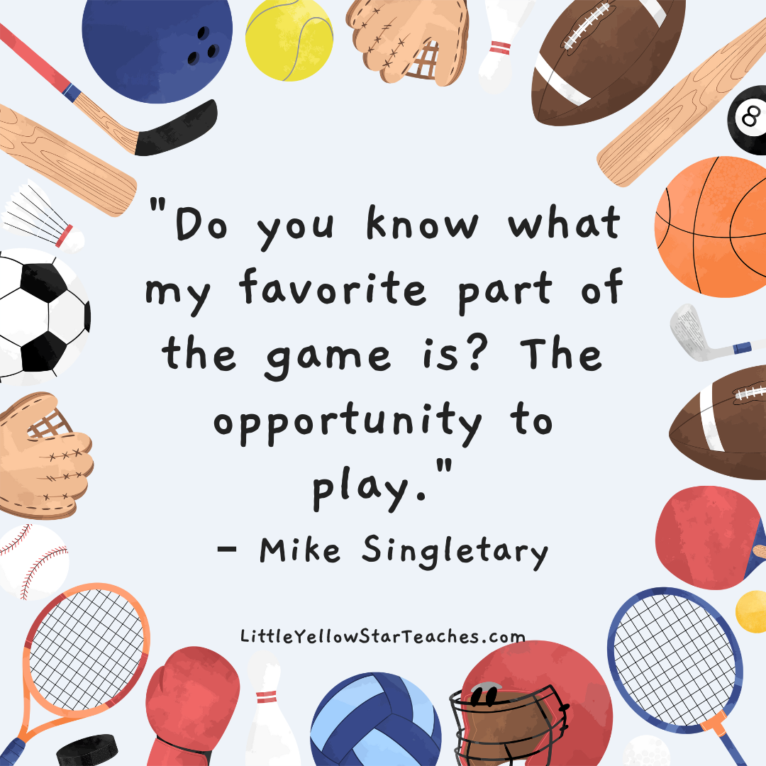 11 Sports Quotes for Kids - LittleYellowStar