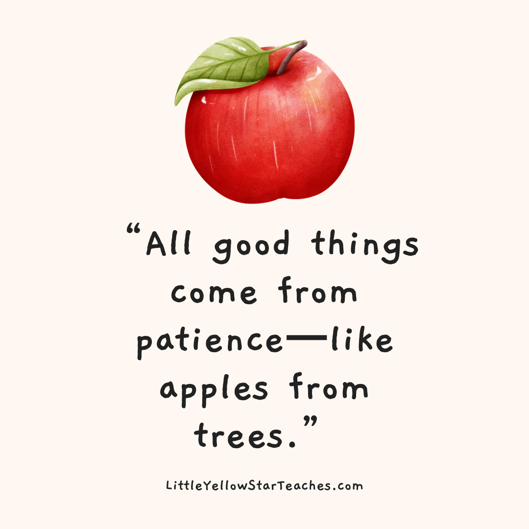 11 Apple Quotes for Kids - LittleYellowStar