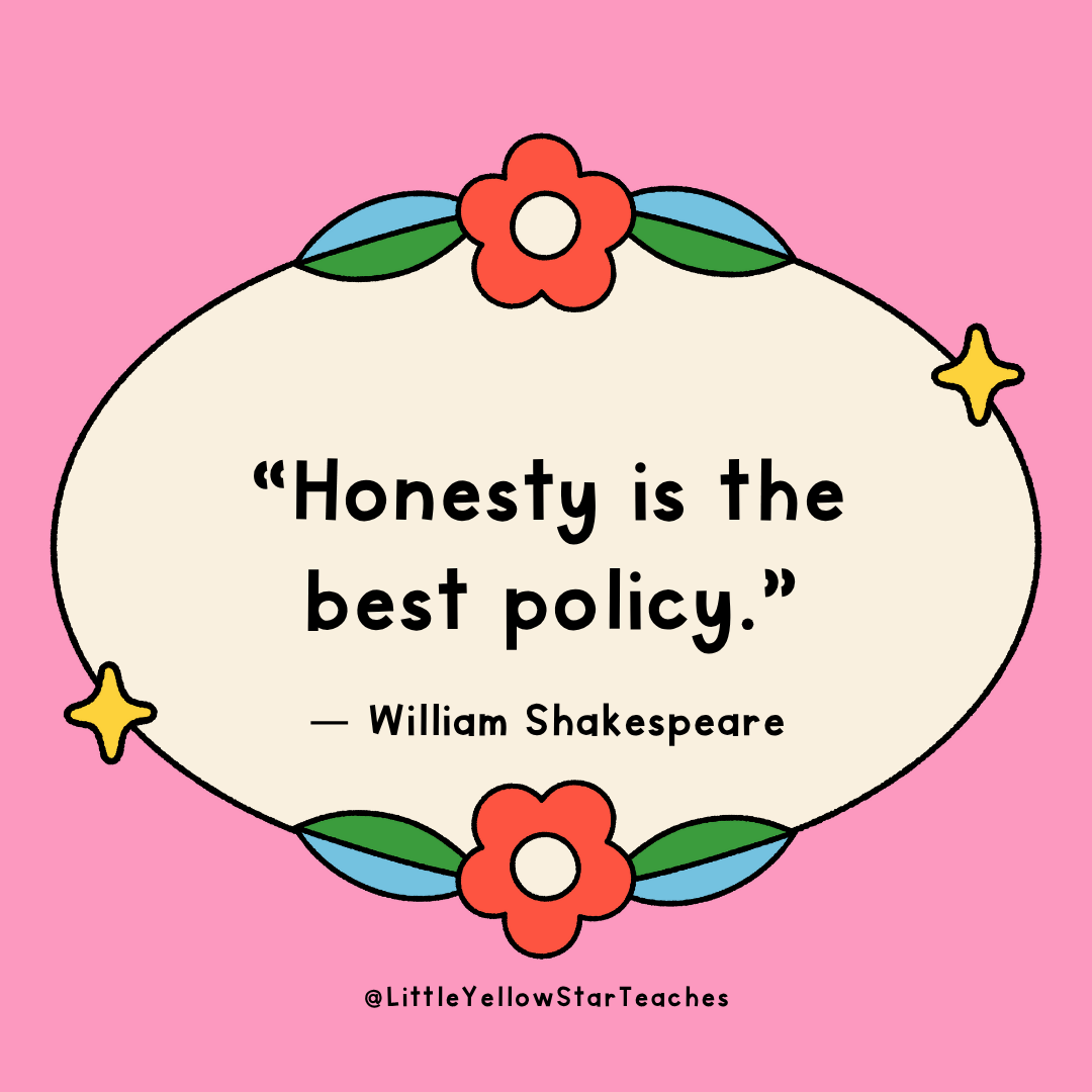 11 Honesty Quotes for Kids - LittleYellowStar