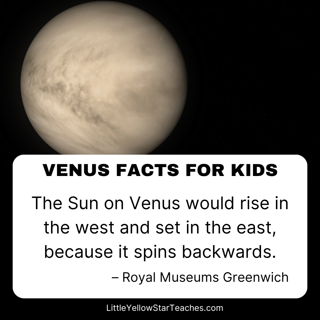 11 Venus Facts for Kids - LittleYellowStar