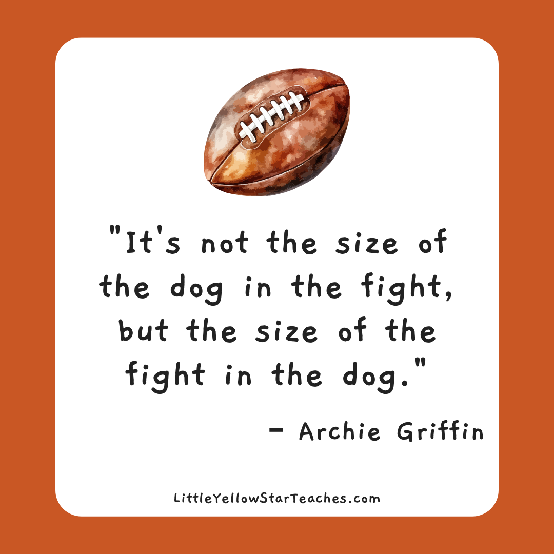 11 Football Quotes for Kids - LittleYellowStar
