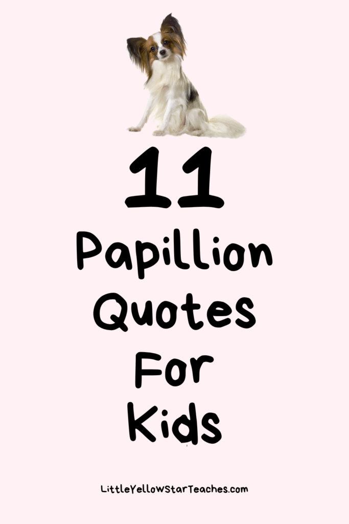 11 Papillion Quotes for Kids - LittleYellowStar