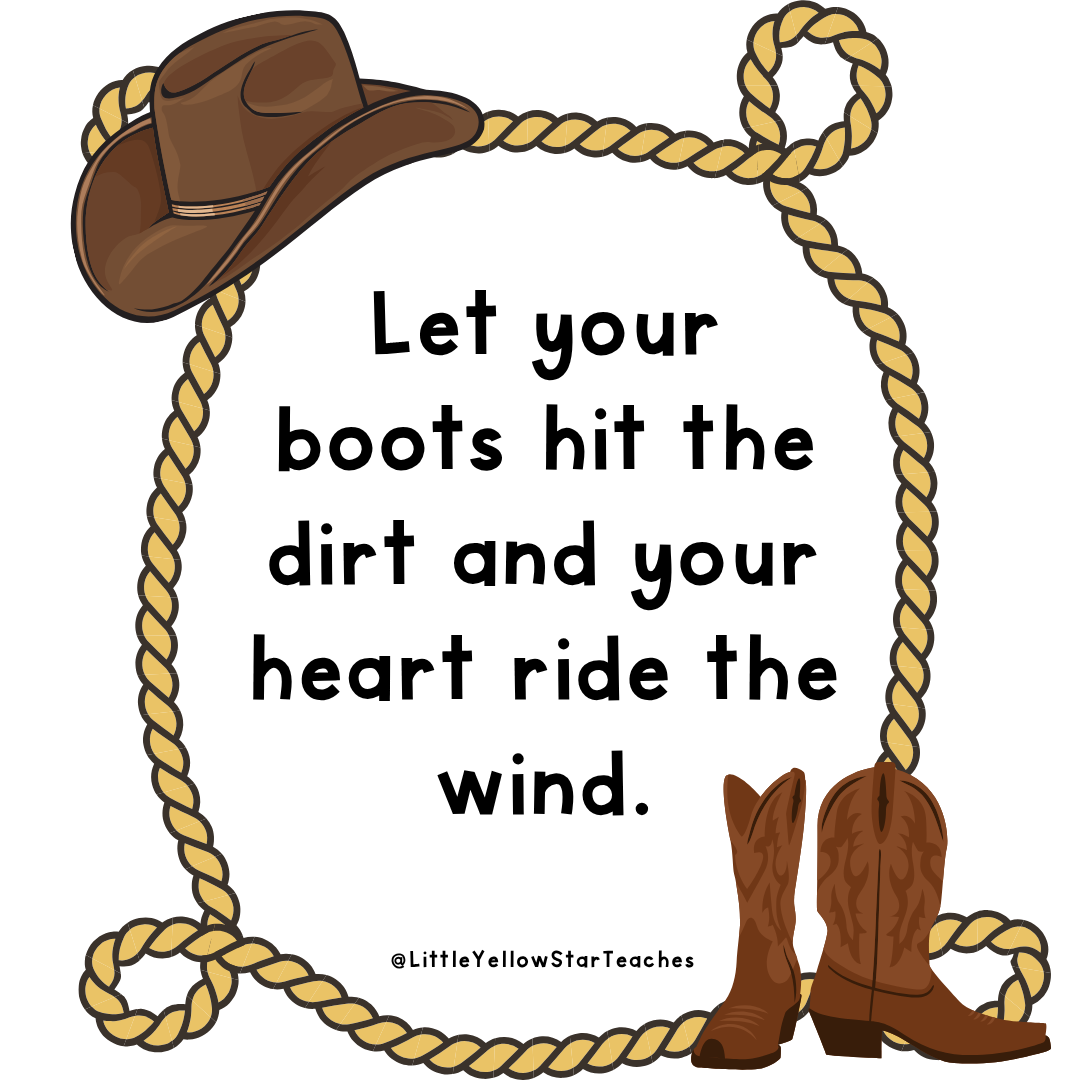11 Cowboy Quotes for Kids - LittleYellowStar