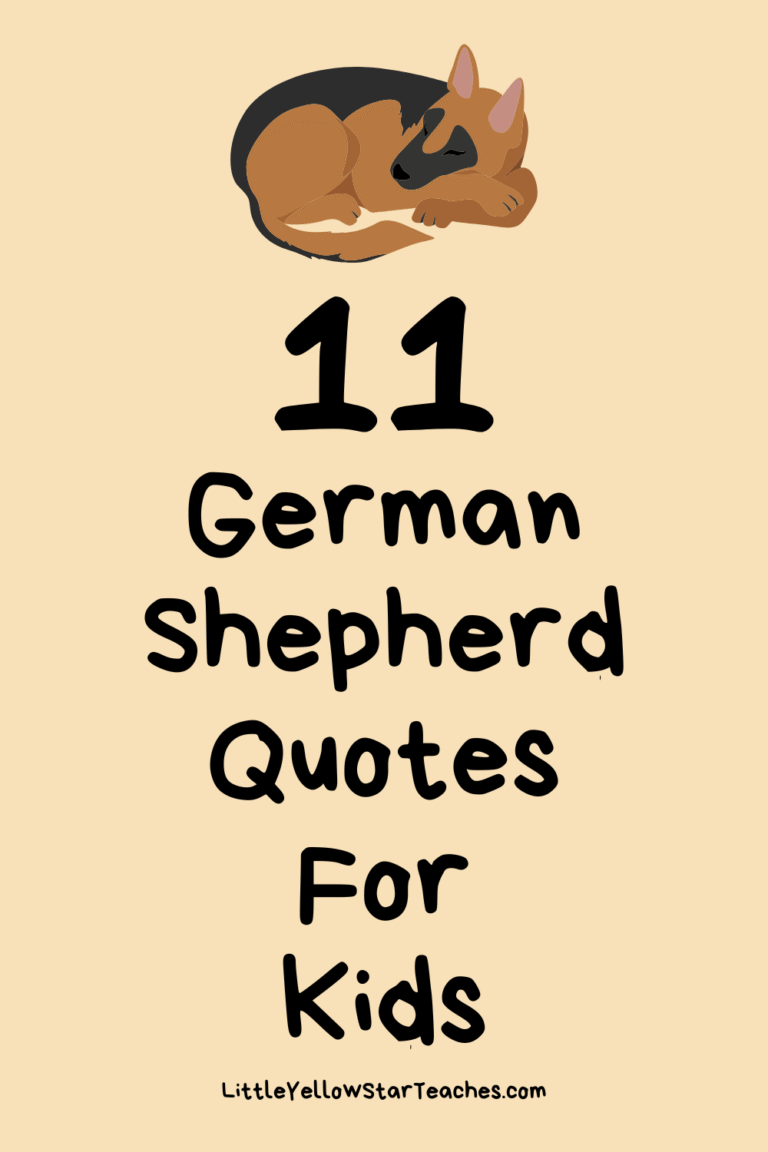 11 German Shepherd Quotes for Kids - LittleYellowStar