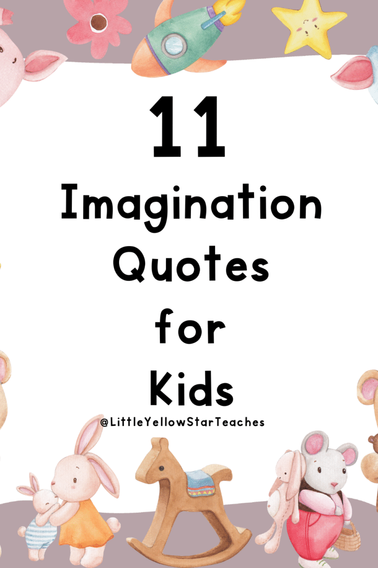 11 Imagination Quotes for Kids - LittleYellowStar