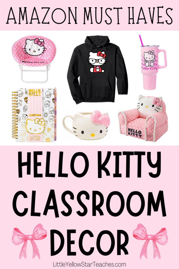 Hello Kitty Classroom Decor Amazon Teacher Must Haves - LittleYellowStar