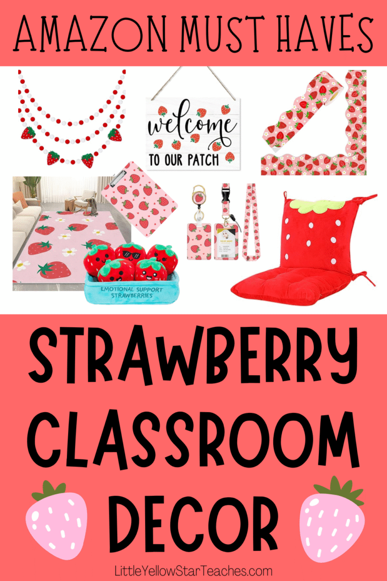 Sweet Strawberry Classroom Decor Amazon Teacher Must Haves ...