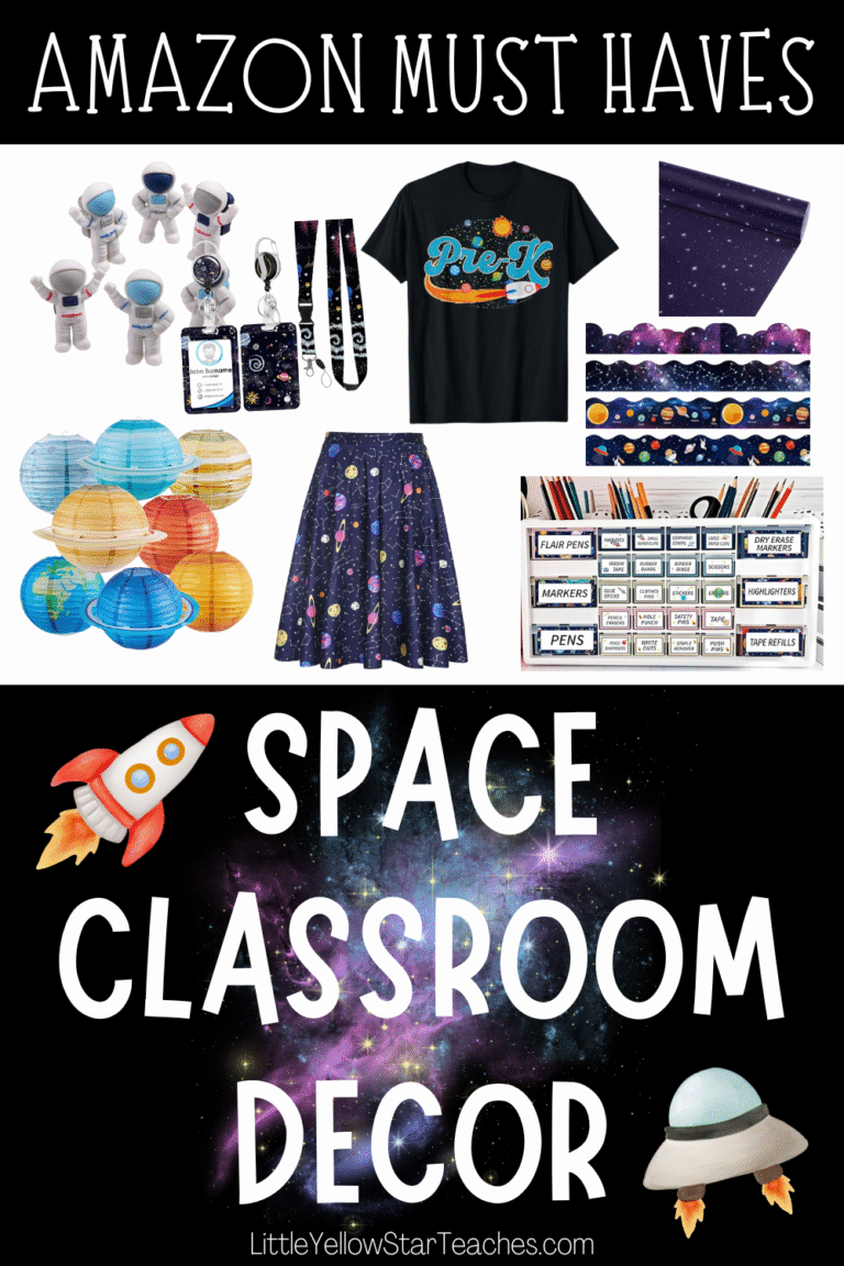 Space Classroom Decor Amazon Teacher Must Haves - LittleYellowStar