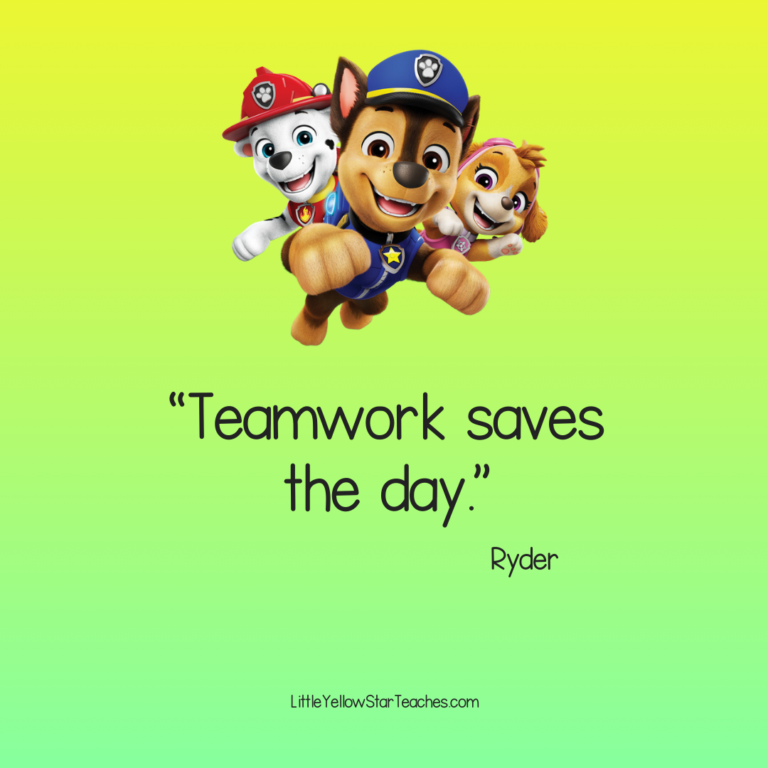 11 Paw Patrol Quotes for Kids - LittleYellowStar